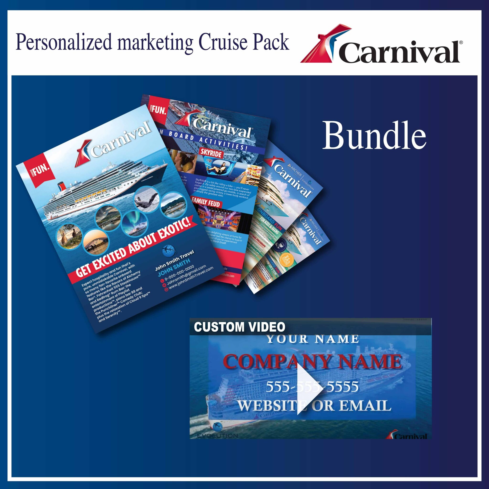 Carnival Cruise Line Bundle - Archer | Evolution Travel Shop