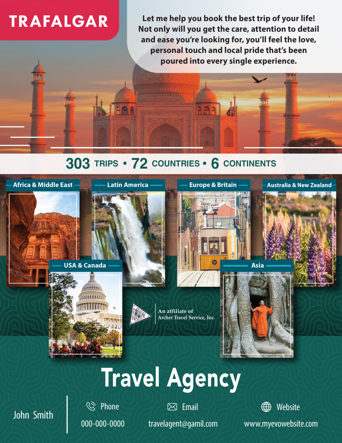 Home Page - Archer | Evolution Travel Shop